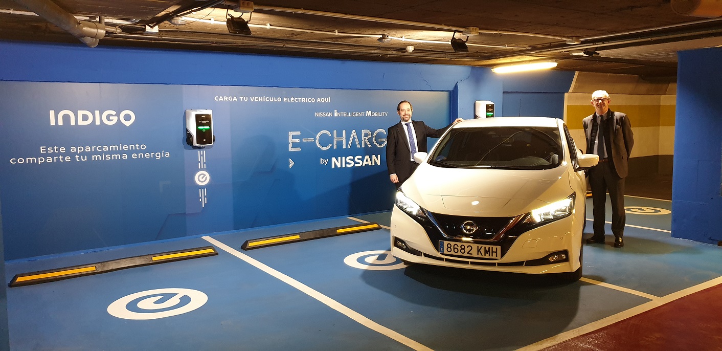 Nissan and Indigo introduce opportunity charging points for electric ...